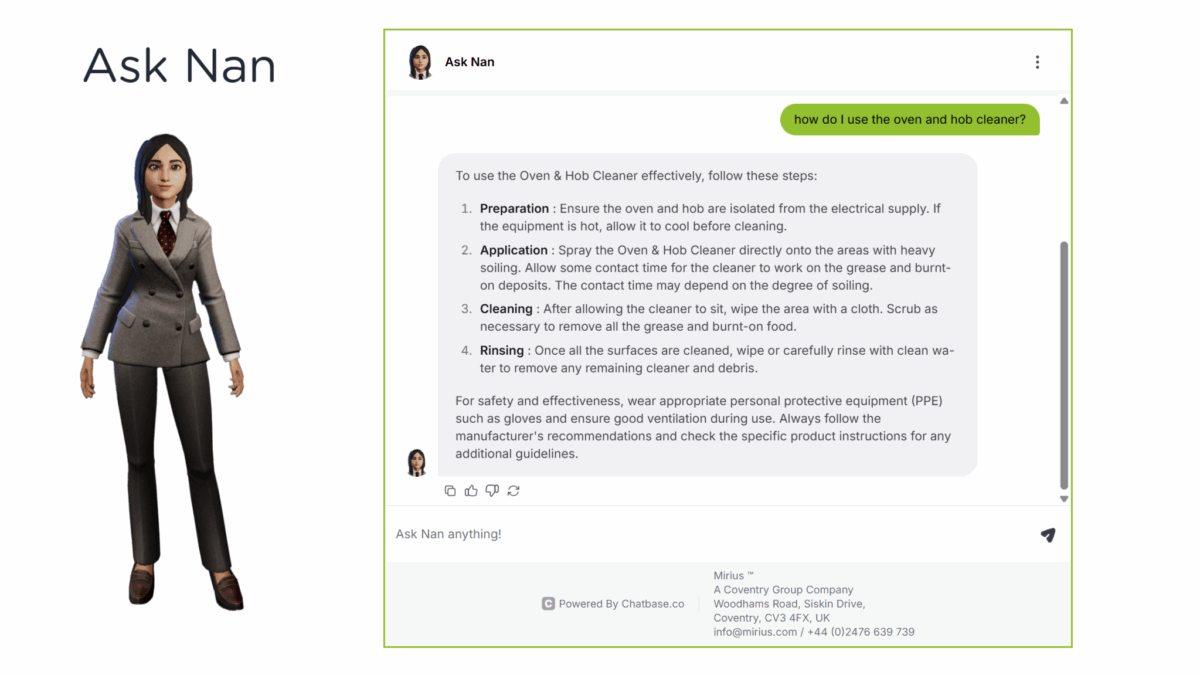 Ask Nan - Your AI Assistant - Mirius