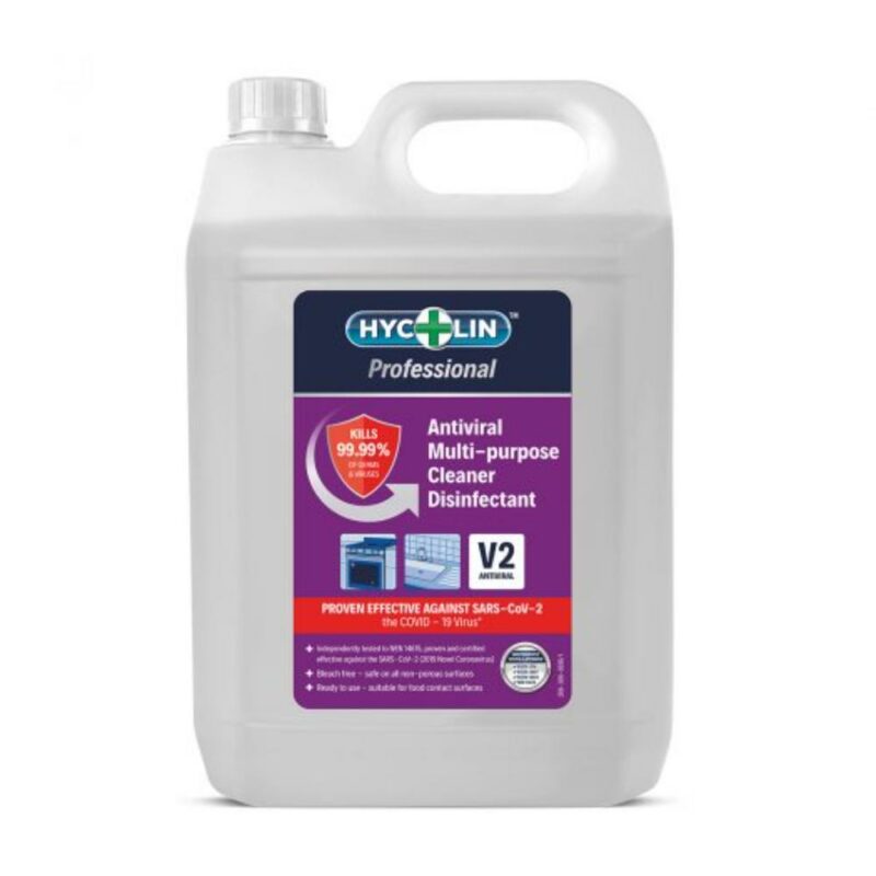 V2 Antiviral Multipurpose Cleaner Disinfectant (5L) - Mirius